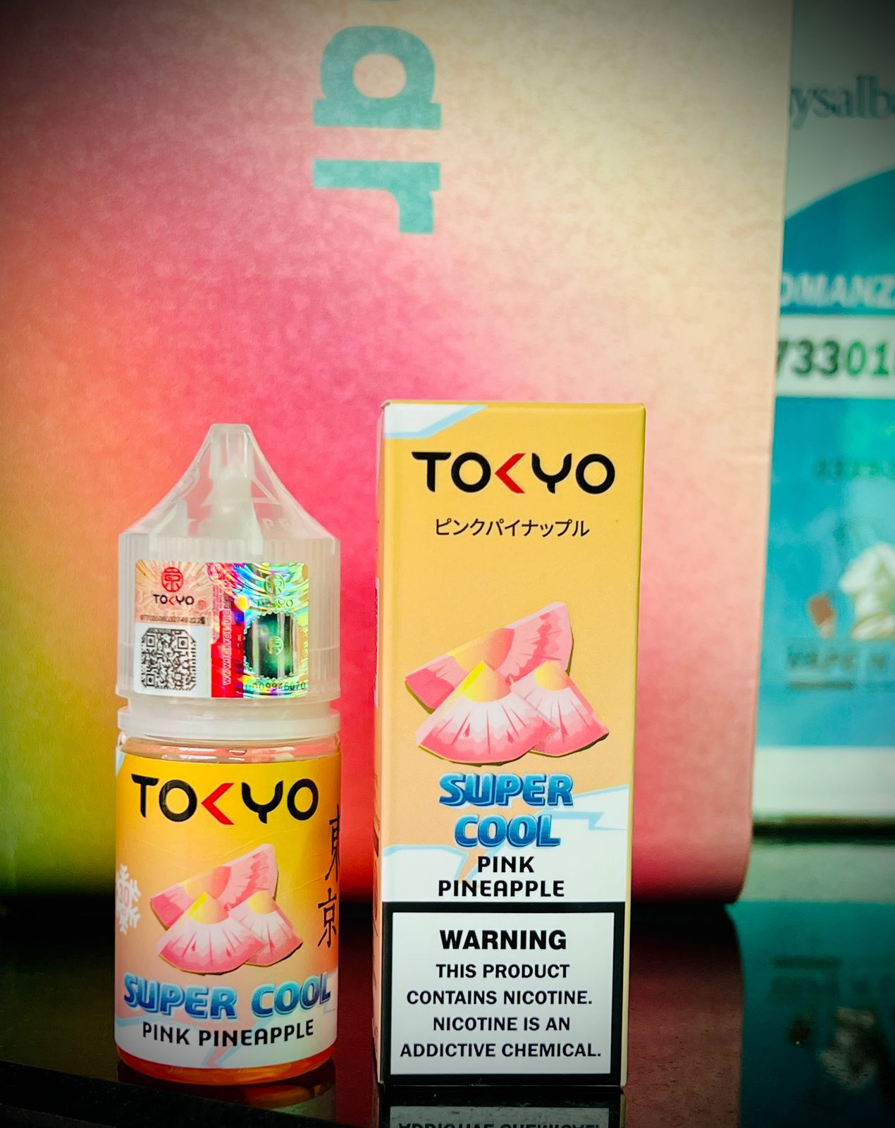 Pink Pineapple E-Liquid 30ml Tokyo supercool series - Vape N Leather